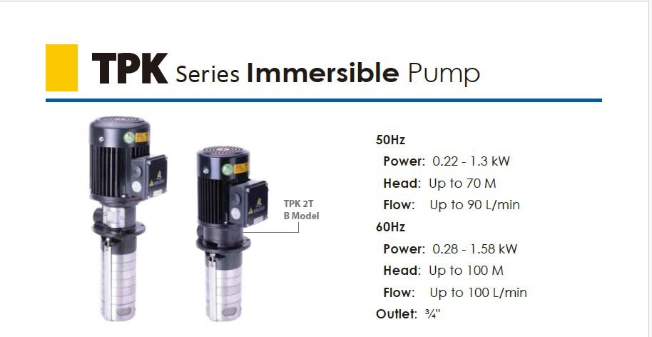 WARLUS TPK 4T 3-1B SERIES IMMERSIBLE PUMP WATER PUMP WALRUS Selangor ...