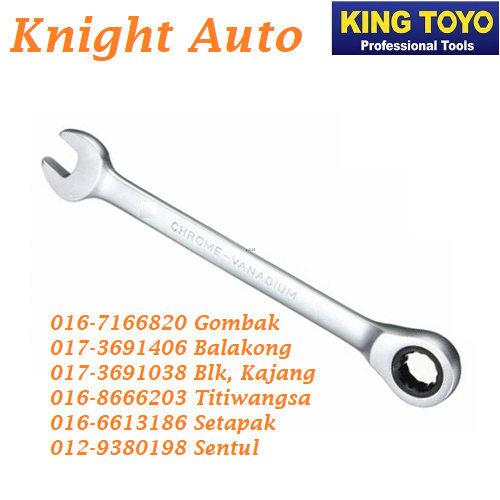 King Toyo GC01 Gear Combination Wrench Ratchet KT-GW10 (10mm) ID443964 ...