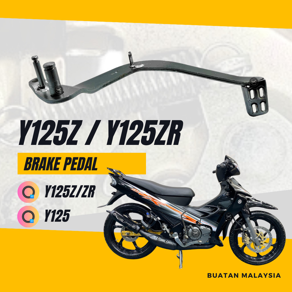 BRAKE PEDAL Y125Z - Y125 FIRST MODEL Y125ZR Y125 Z ZR PEMIJAK KAKI BREK ...