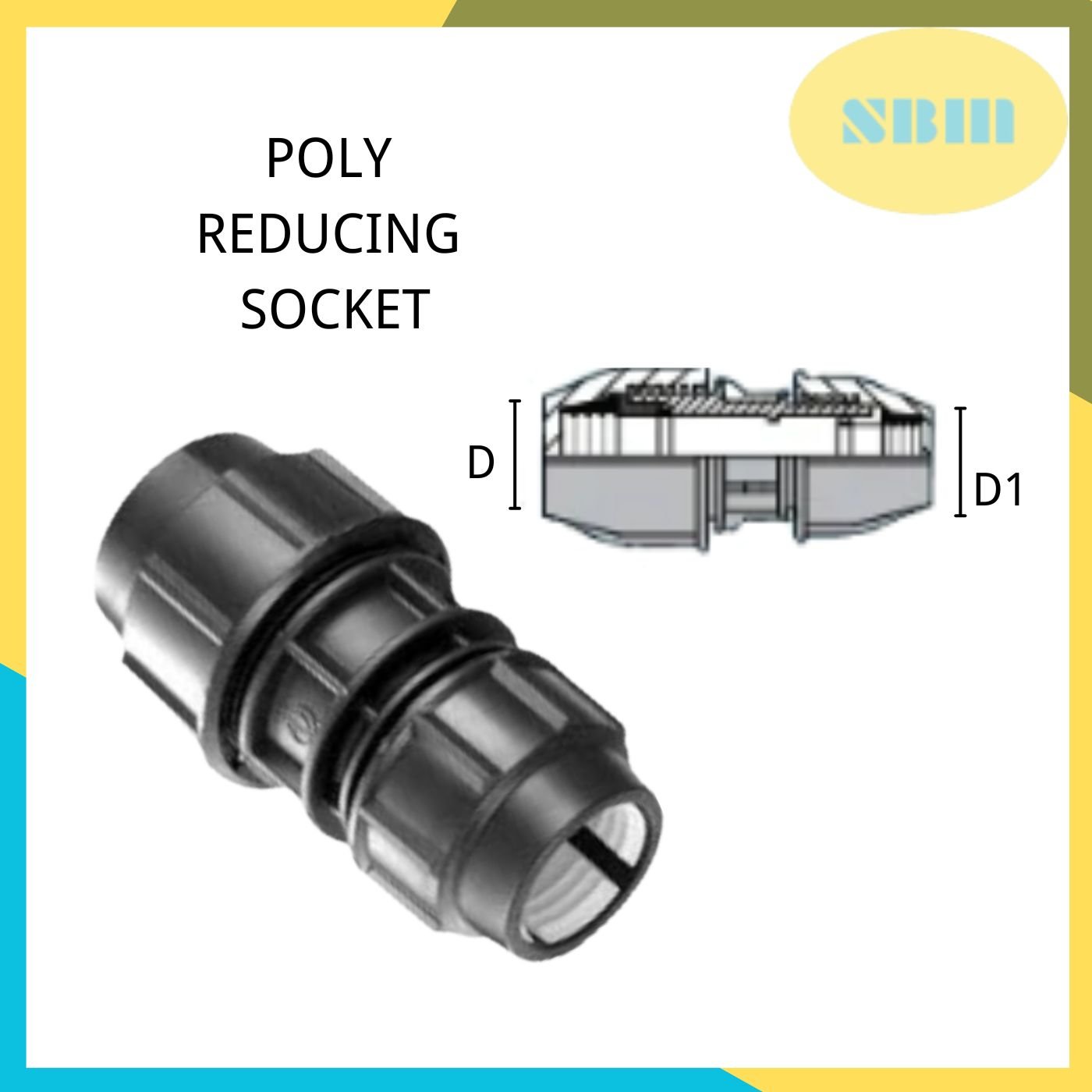 POLY REDUCING SOCKET POLY PRODUCT PVC /UPVC / POLY / HANSEN / CONDUIT ...