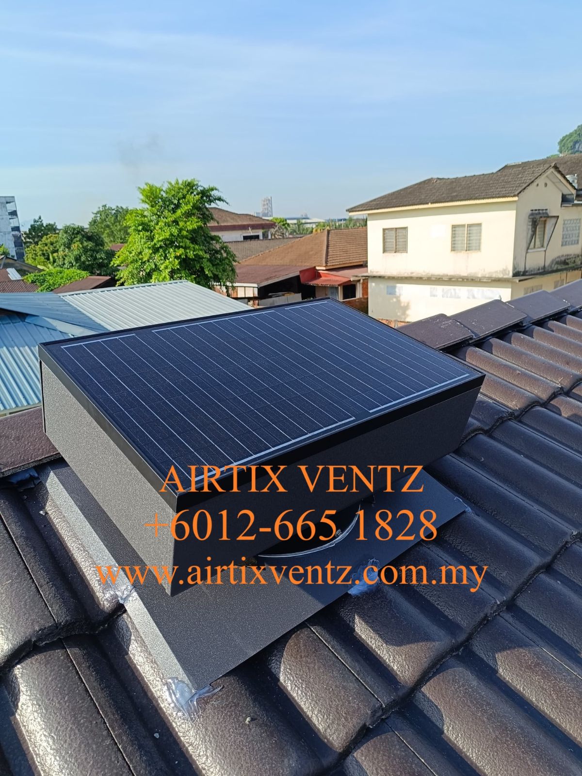 MY-SOLAR W60 Solar Powered Roof Attic Ventilator @ TAMAN DUTA / TAMAN ...