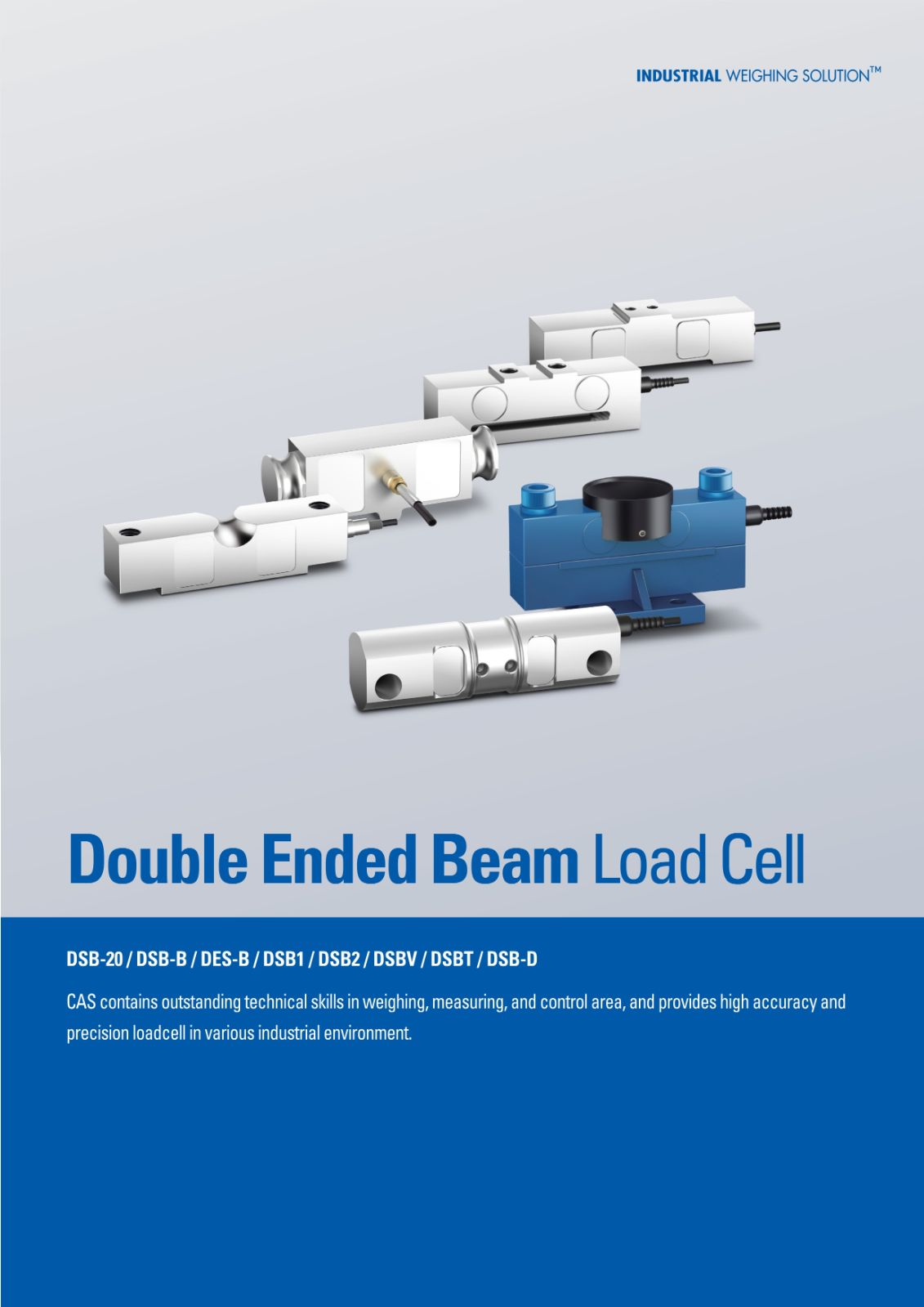 CAS Double Ended Beam Load Cell | High-Precision Industrial Load Cell ...