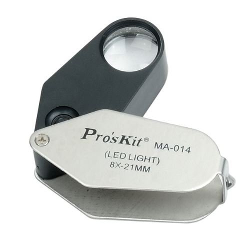 PRO'SKIT MA-022 7.5X HANDHELD LED LIGHT MAGNIFIER WITH CURRENCY ...