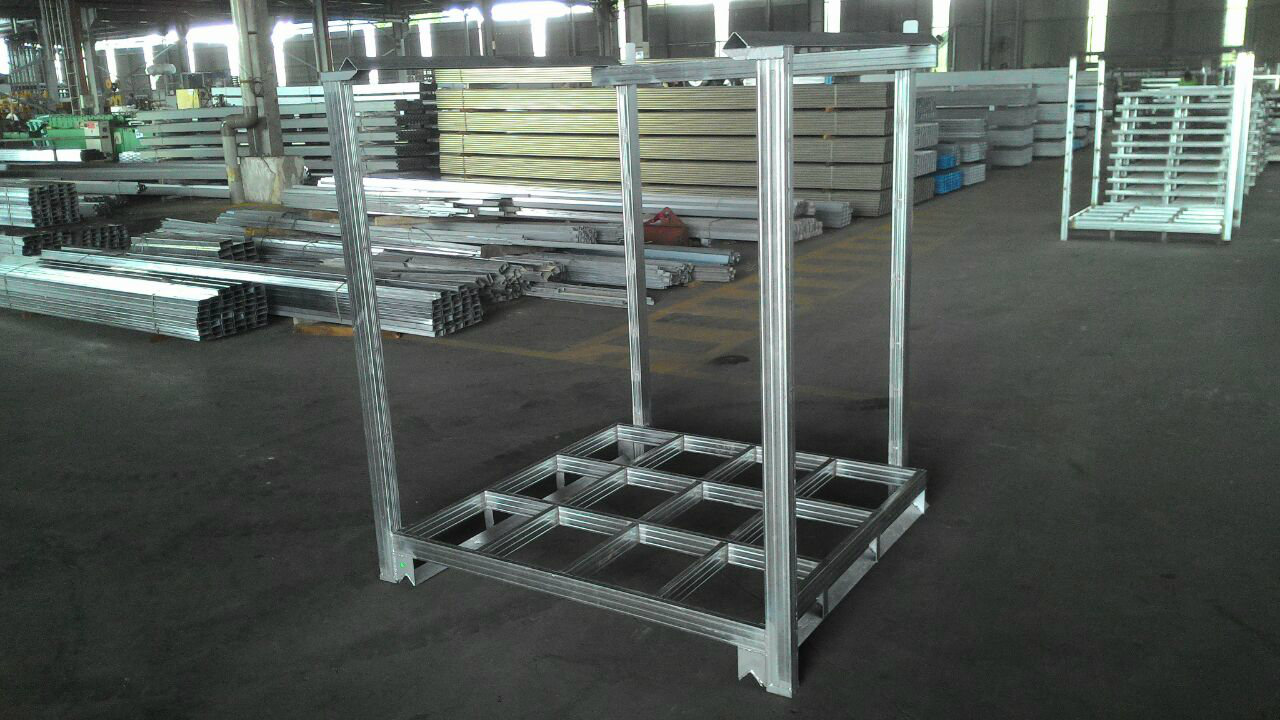 Stackable Racking Pallet Steel Pallet Cage Galvanised Steel Pallet ...