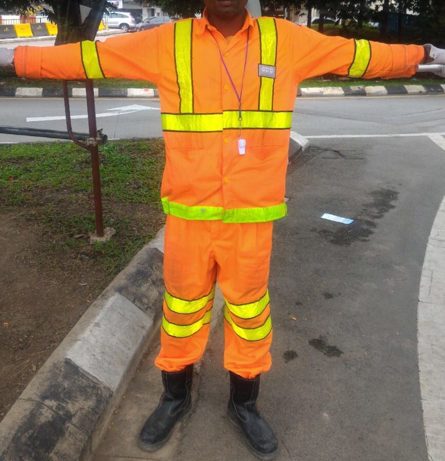 Safety jacket & pants Safety Coverall - Safety Vest -Vest Baju Uniform ...