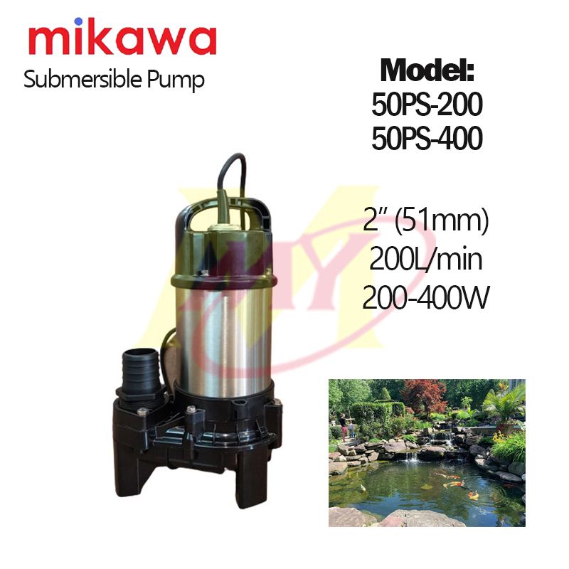 Mikawa 2" Submersible Pump [50PS-200 | Code: 9823] [50PS-400 | Code ...