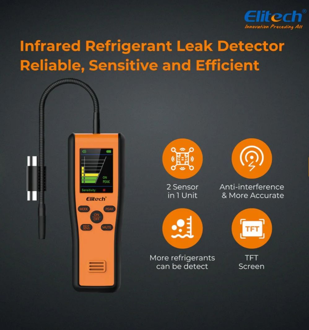 ELITECH ADVANCED LEAK DETECTOR (INFRARED & HEATED DIODE SENSORS) Johor ...