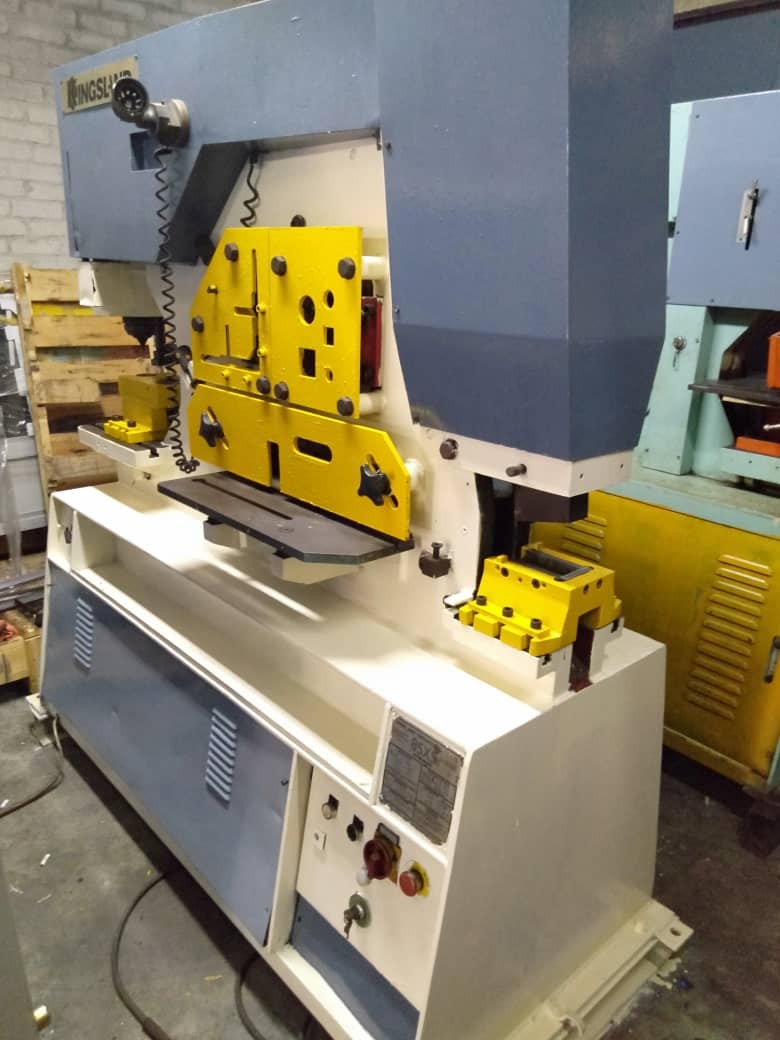 Used "Kingsland" Hydraulic Steel-worker / Iron Worker Used Metal ...