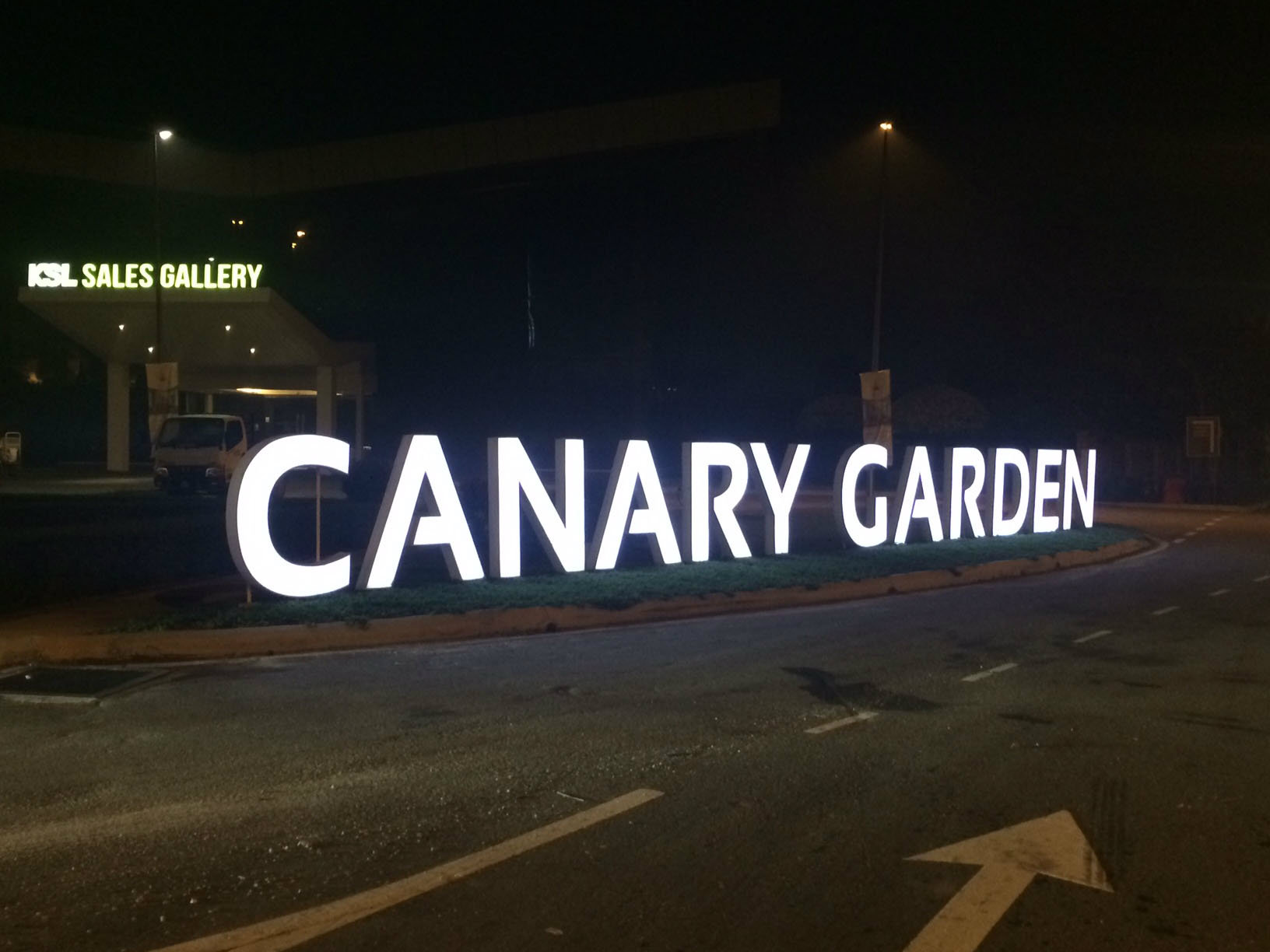 *KSL Canary Garden - Klang ( Night View )* Landmark Signage Sign ...