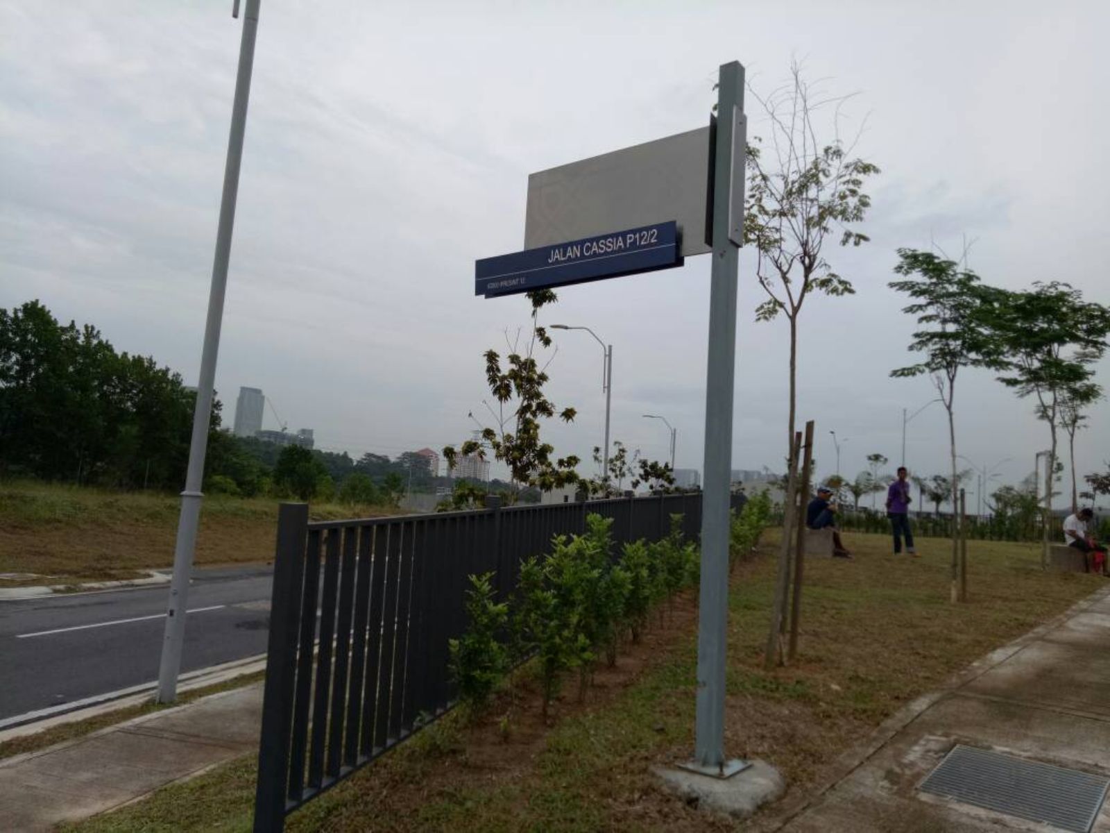 Taman Direction Signboard At Kajang Kuala Lumpur Penang, Malaysia Light ...