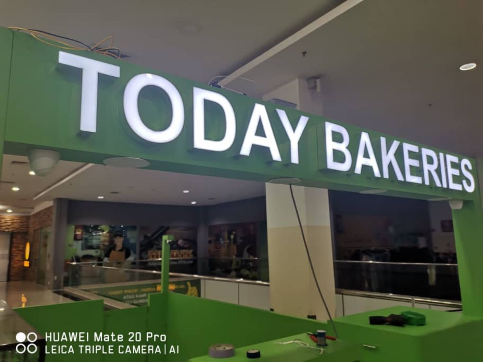 Today Bakeries 3D Led Channel Box Up Lettering Signage At Cheras Batu 9 ...