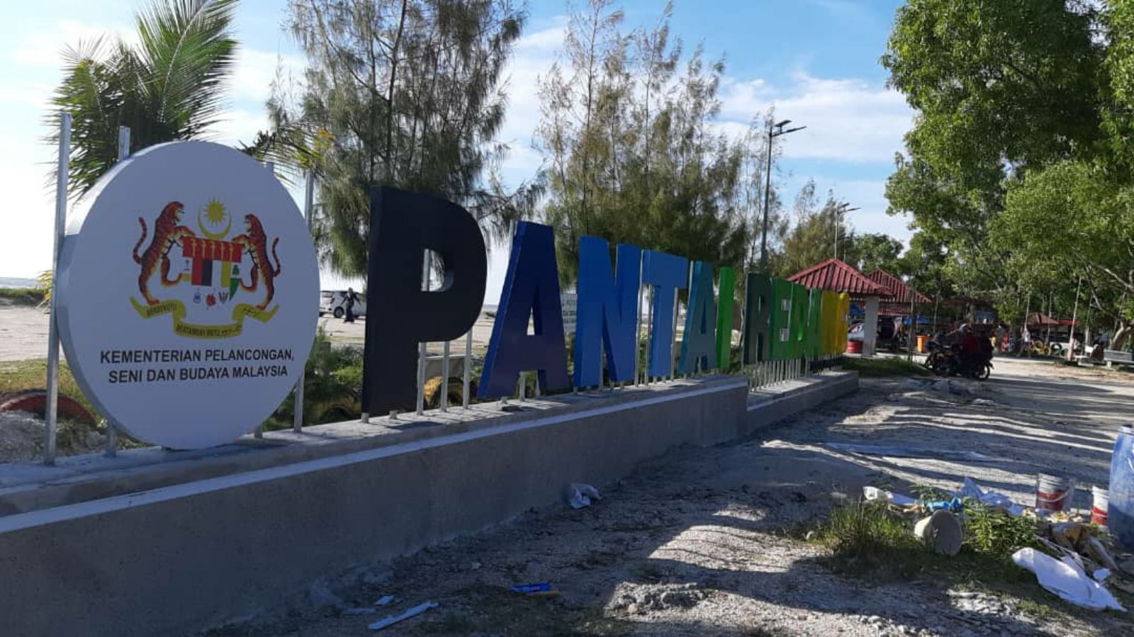 Aluminum 3D Box Up Lettering Area Signage At Pantai Redang Sekinchan ...