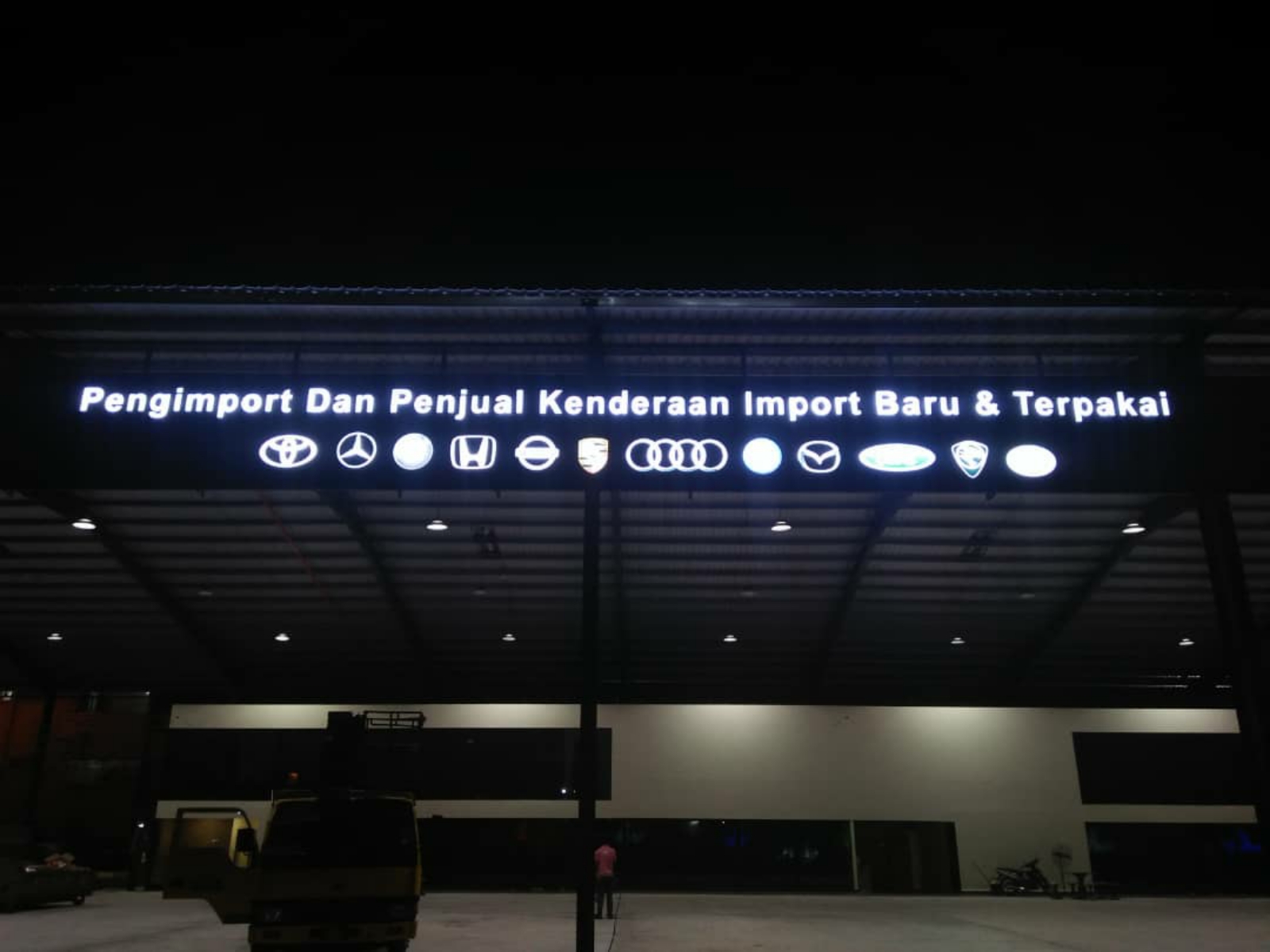 CAR IMPORT SHOP FRONT 3D LED FRONLIT QUALITY SUPER BRIGHT SIGNAGE MAKER ...