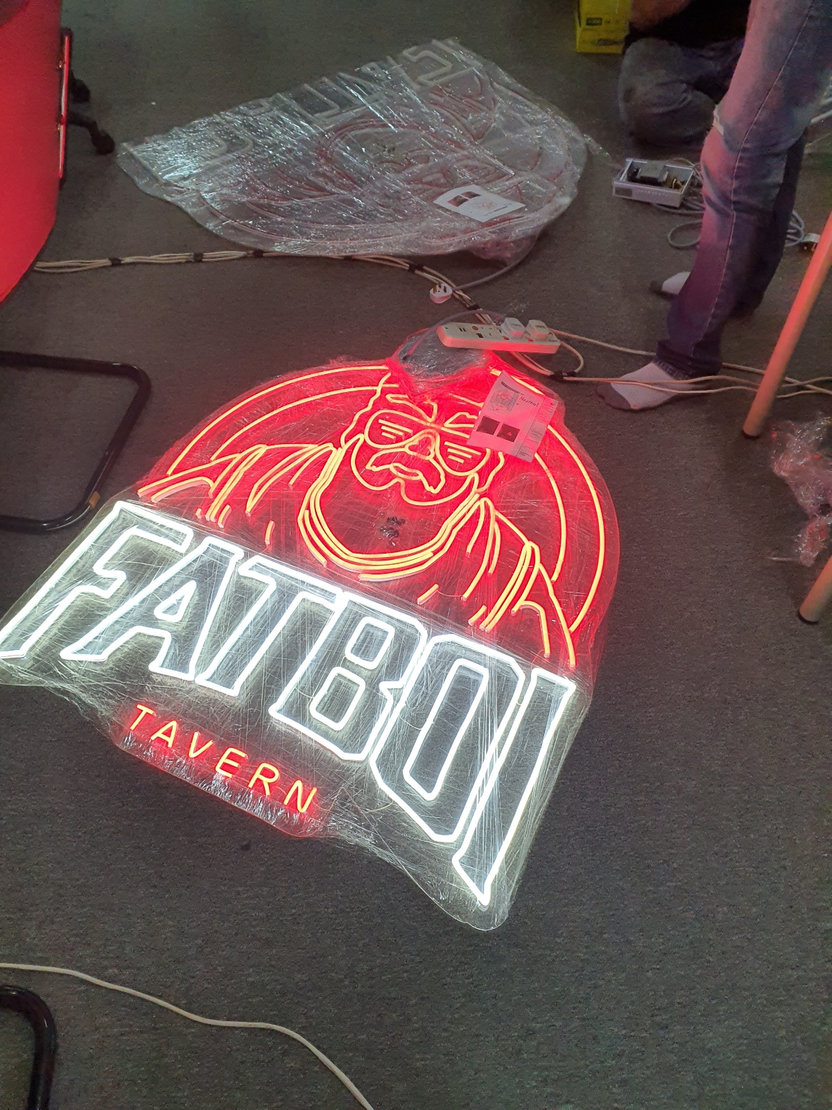Fatboi Restaurant Cafe Neon Bar Led Indoor Signage Signboard At Klang ...