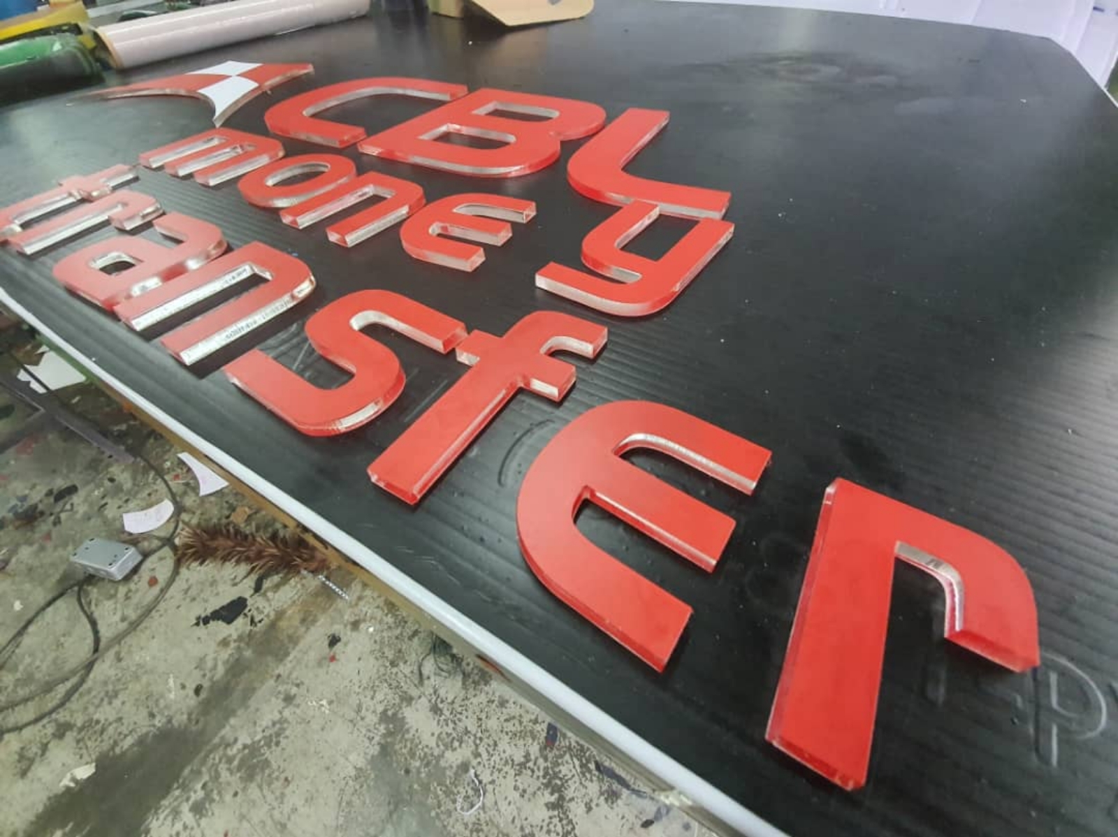 INDOOR 3D ACRYLIC LASER CUT LETTERING SIGNAGE SIGNBOARD DESIGN AT RAJA ...