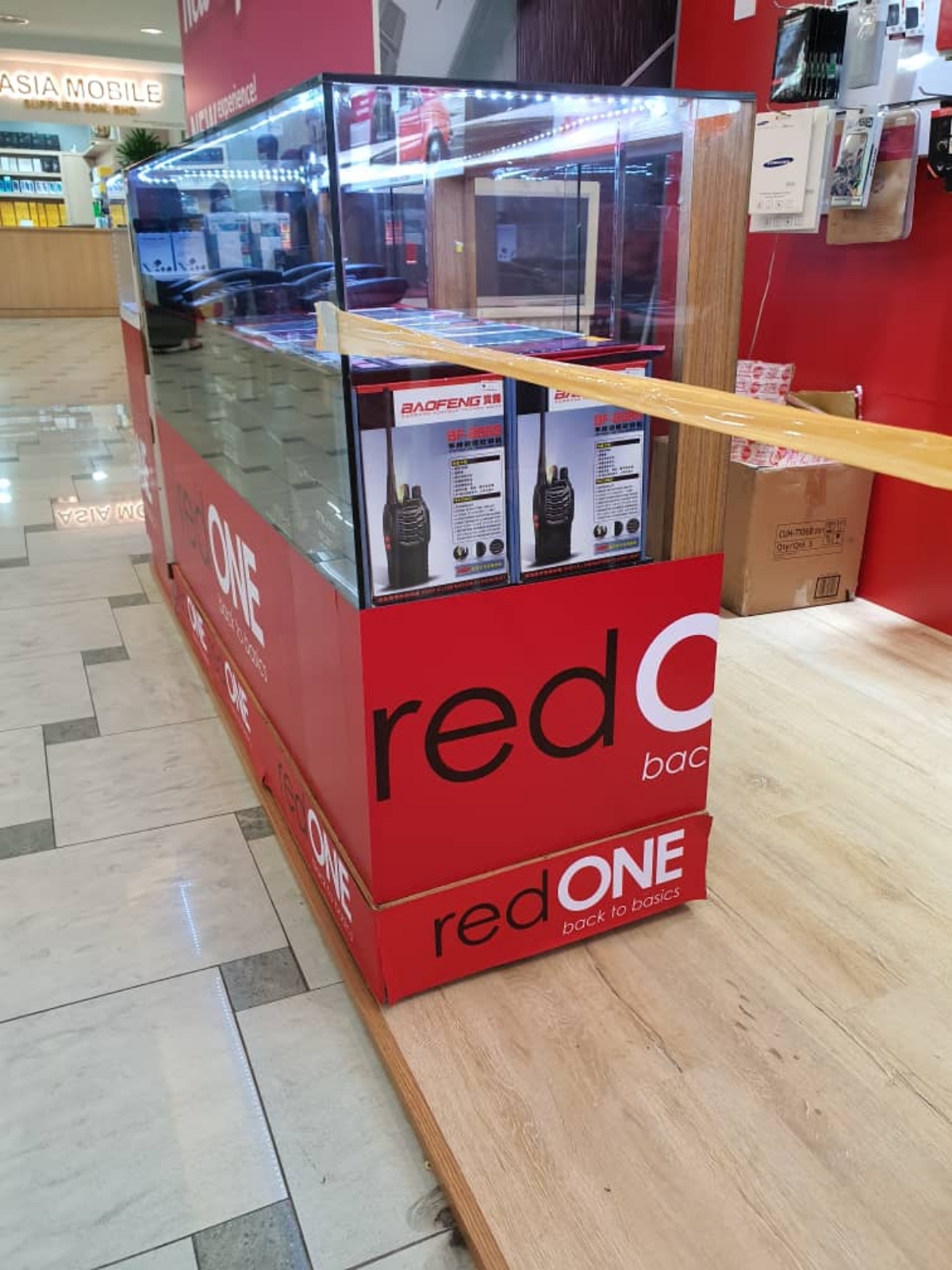 Red One Shopping Mall Booth Signage Signboard At Kepong Shah Alam ...