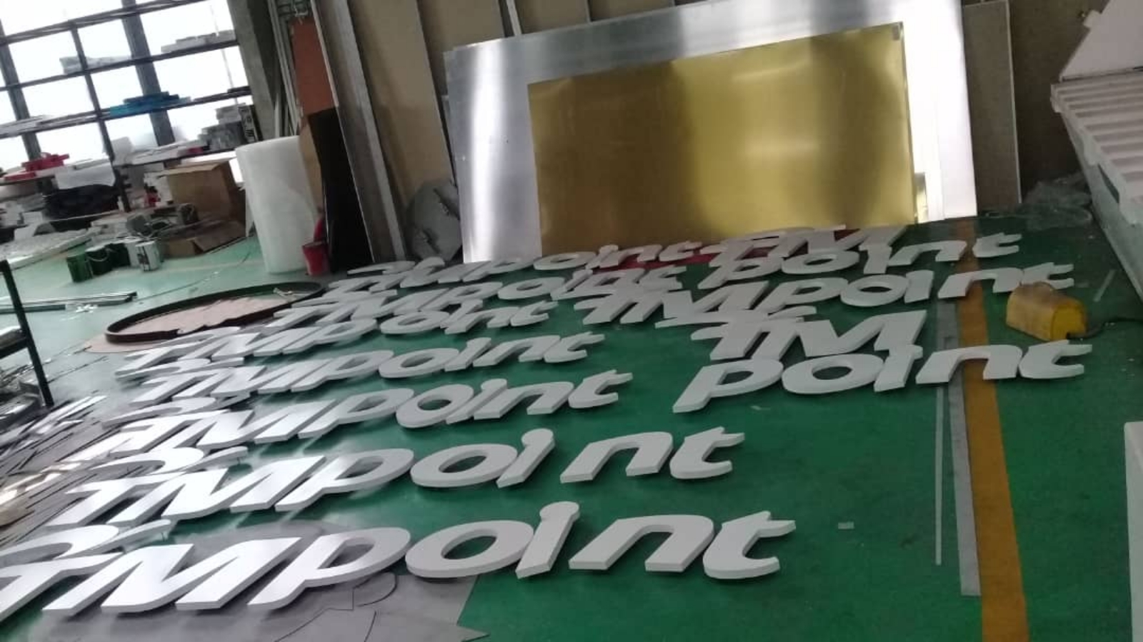 Tm Point Eg Box Up 3d Lettering Signage Signboard 3D LED BOX UP ...