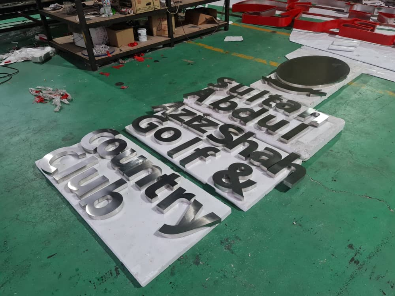 Stainless Steel Silver Box Up 3d Lettering Logo STAINLESS STEEL BOX UP ...