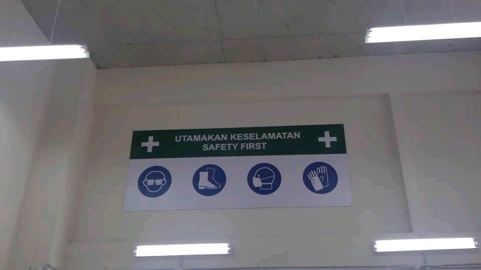 Safety First ACP Indoor Signage Signboard Penang, Malaysia Light Box ...