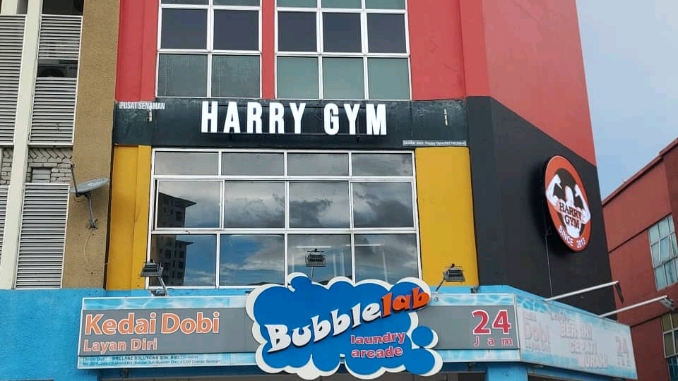 GYM SHOP 3D ALUMINIUM BOX UP FRONLIT SIGNBOARD AT KEDAH | IPOH | JURU ...