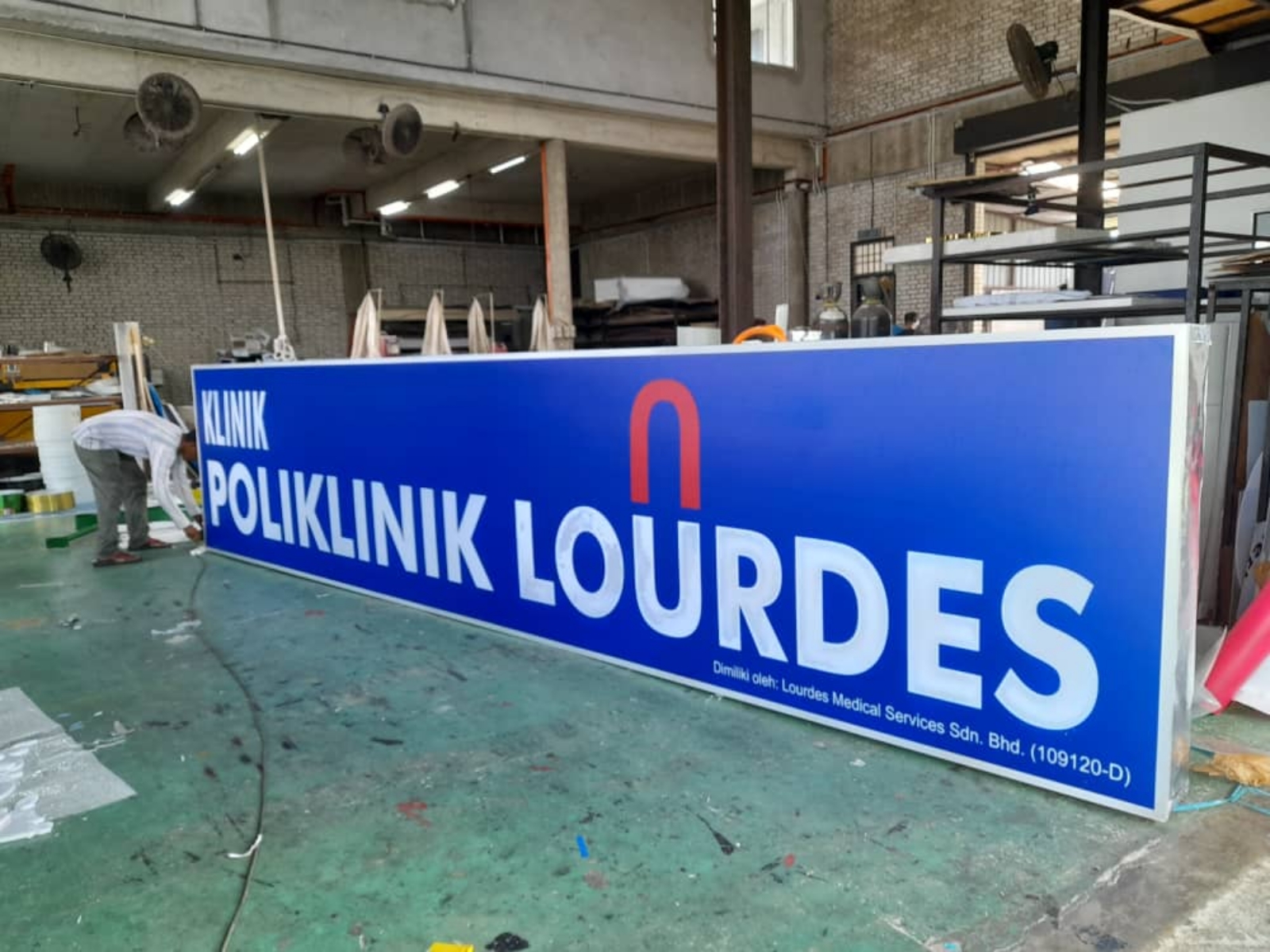 KLINIK OUTDOOR LED LIGHTBOX SIGNAGE SIGNBOARD AT PENANG | JURU ...