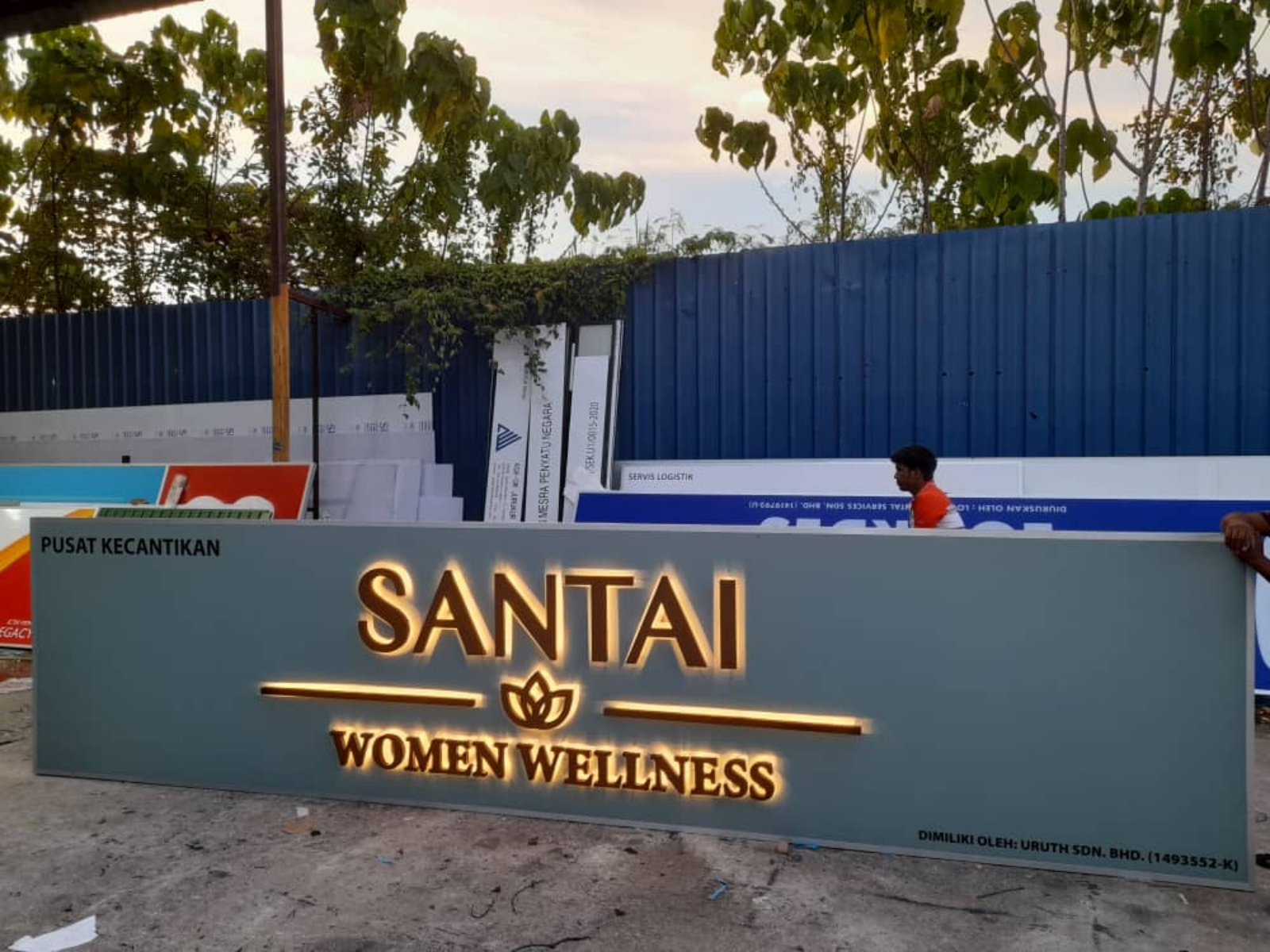 3D EG BOX UP LETTERING LED BACKLIT SIGNAGE MAKER AT PENANG | BAYAN ...