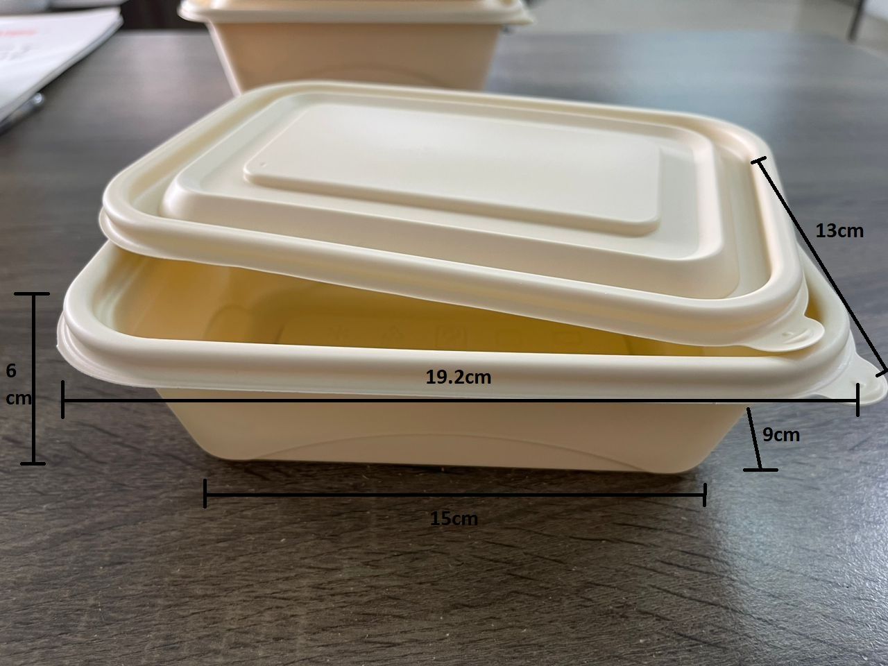 CORN STARCH 750ML RECTANGULAR CONTAINER (SET) - 50pcs*6pkt*ctn Selangor ...