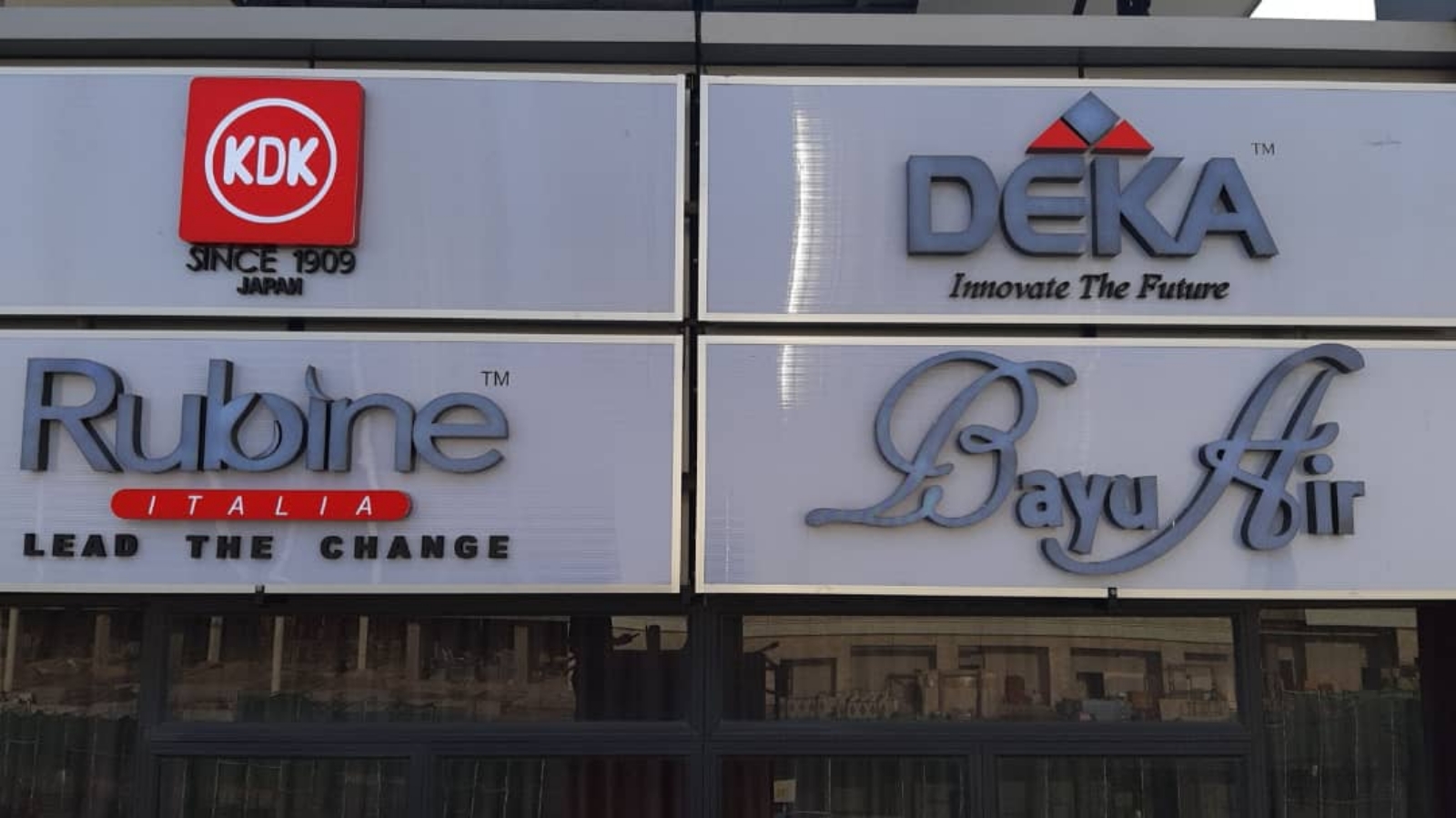 World One Lighting Aluminium Box Up 3d Frontlit Lettering Signage ...