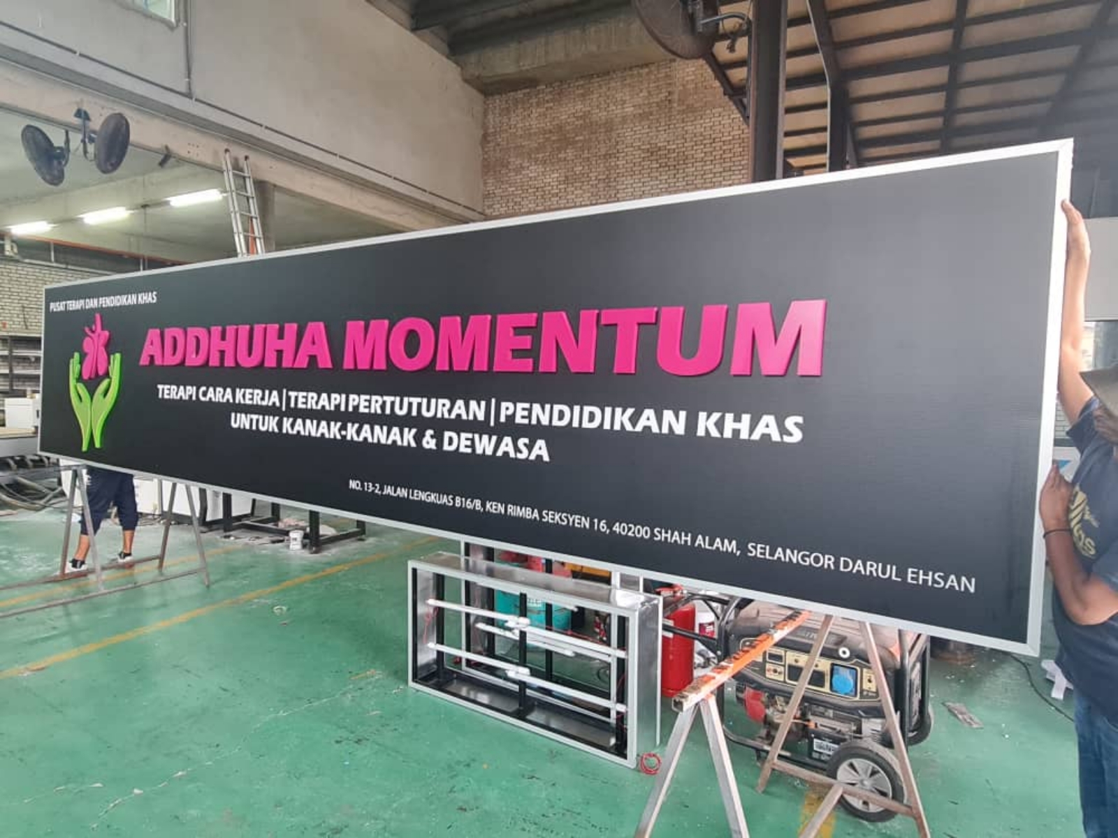 Addhuha Momentum Pvc Cut Out 3d Lettering Logo Signage Signboard At ...