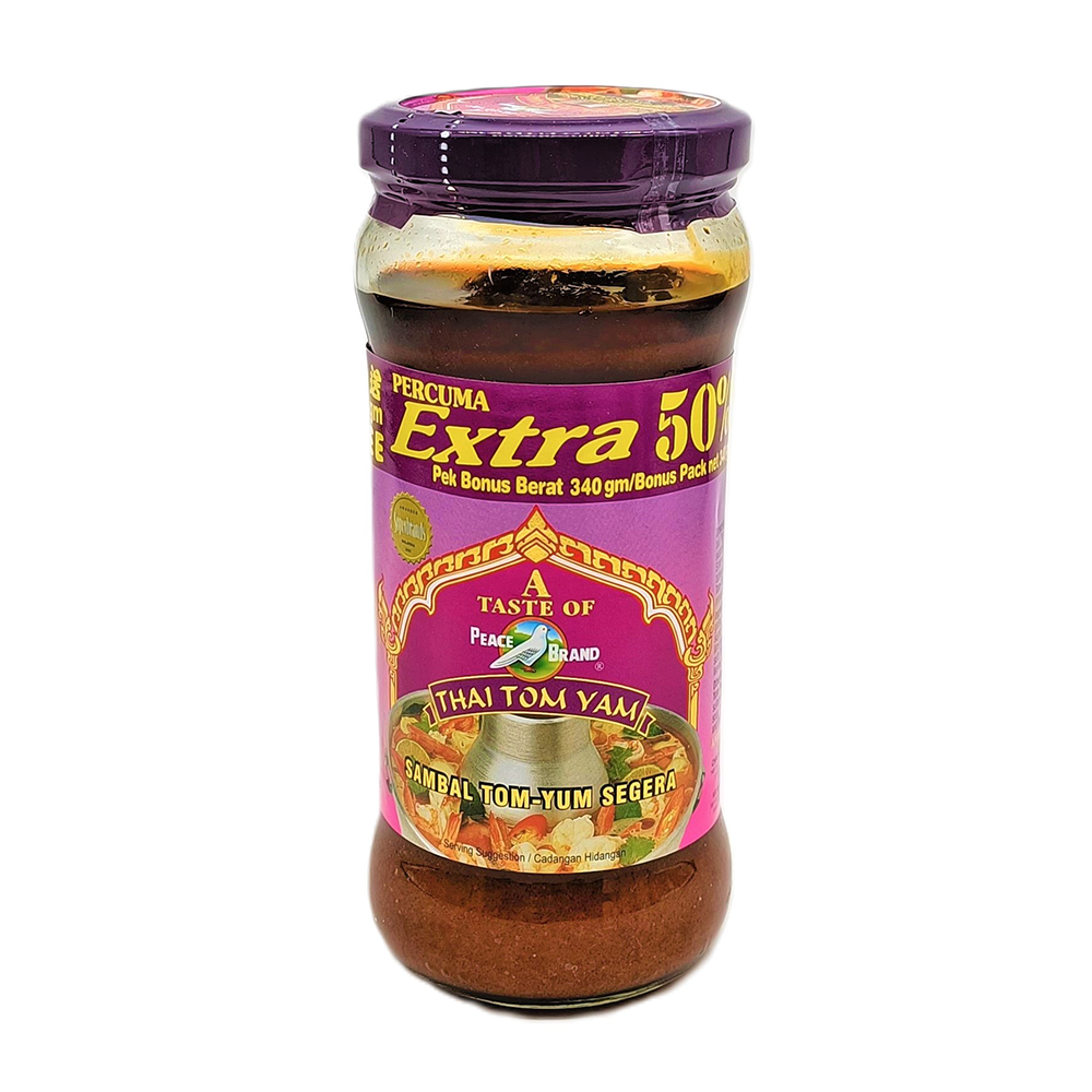 Peace Brand Thai Tom Yam Paste - Extra 50% 227g Cooking Seasoning ...