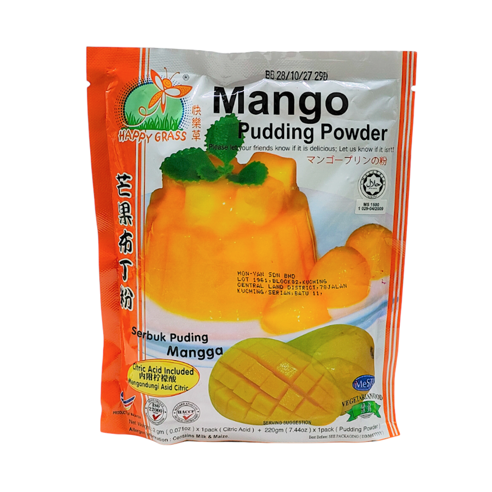 Happy Grass Mango Pudding Powder Baking Ingredients Mayonnaise Or Salad ...