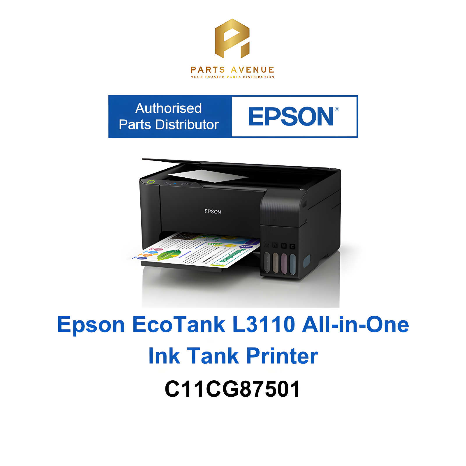 Last Unit Original EPSON EcoTank L3110 Printer C11CG87501 (Print, Scan ...