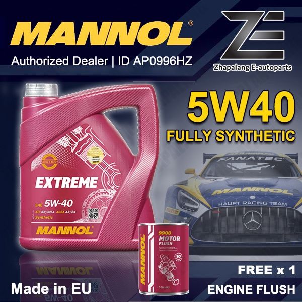 Original MANNOL 7915 Extreme 5w40 Fully Synthetic + Ester Engine Oil 4L ...
