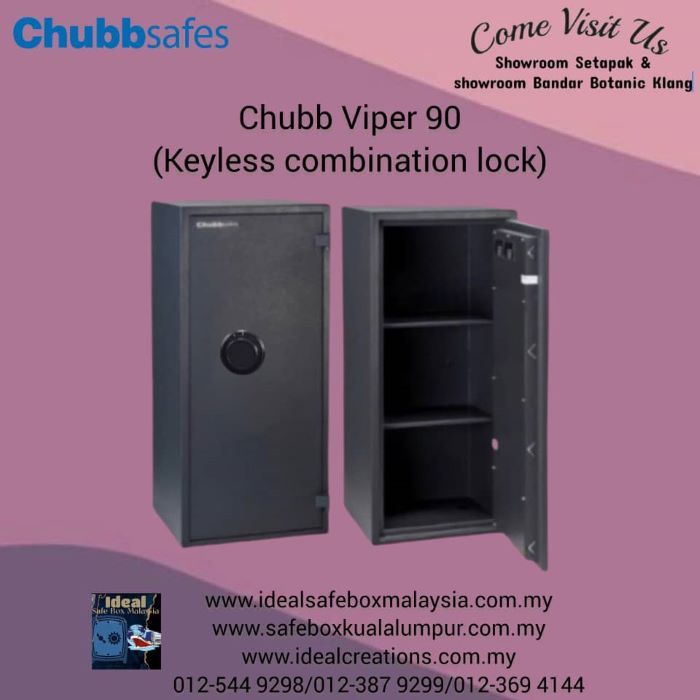 Chubbsafes Viper Safe (Model 90)_72kg Safety Box Chubbsafes Klang ...