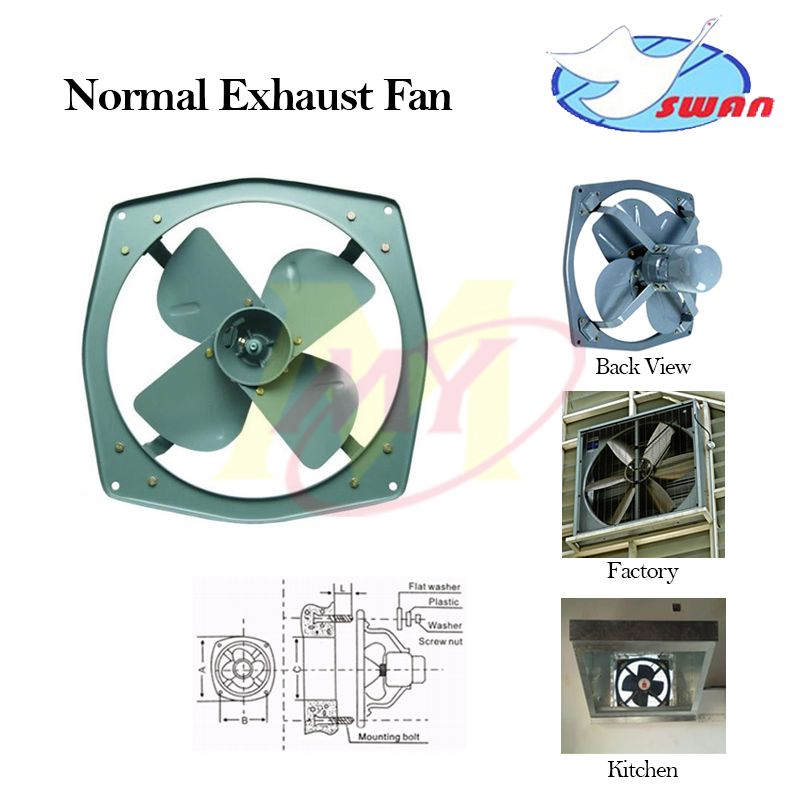 Swan FA-38 Normal Exhaust Fan 15" 230V [Code: 6921] Selangor, Malaysia ...