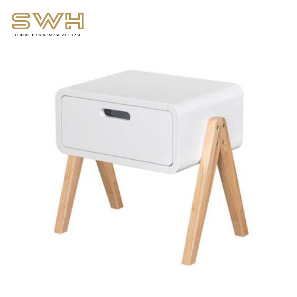 TIMBER Solid Wood (W) BedSide Table Cabinet | Bedroom Furniture Store ...