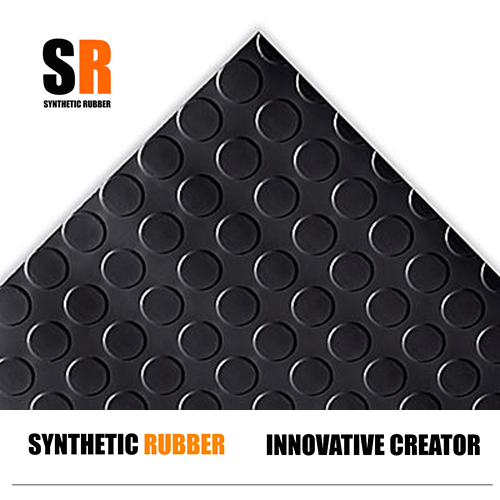 Round Button Mat | Rubber Floor Sarawak | Industrial Rubber Mat Sabah ...