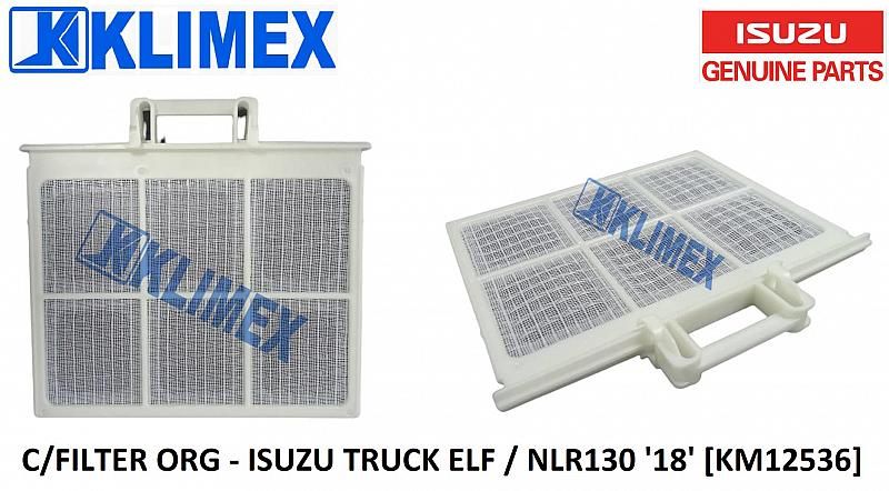 CABIN FILTER ORIGINAL - ISUZU TRUCK ELF / NLR130 ' 18 ' [ KM12536 ...