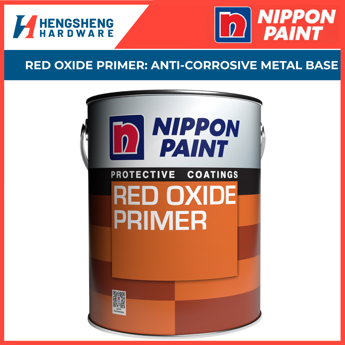 Nippon Paint Red Oxide Primer: Economical Anti-Corrosive Metal Base ...