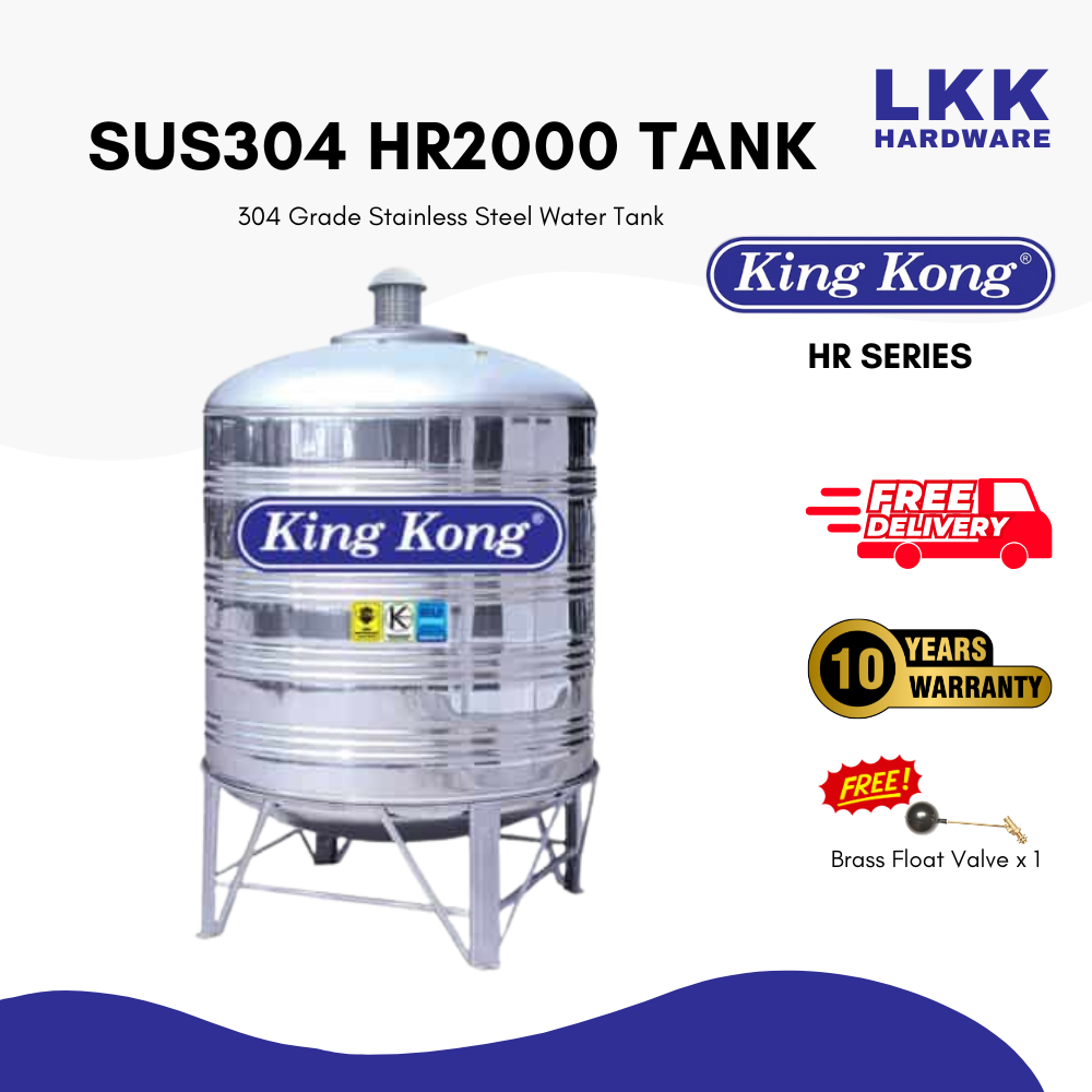 KING KONG HR2000 20000L STAINLESS STEEL WATER TANK Negeri Sembilan KING KONG HR2000 20000L STAINLESS STEEL WATER TANK Negeri Sembilan