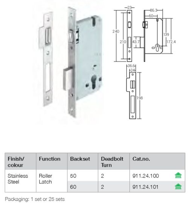 Hafele Roller Mortise Lock Alor Setar, Kedah, Malaysia Installation ...
