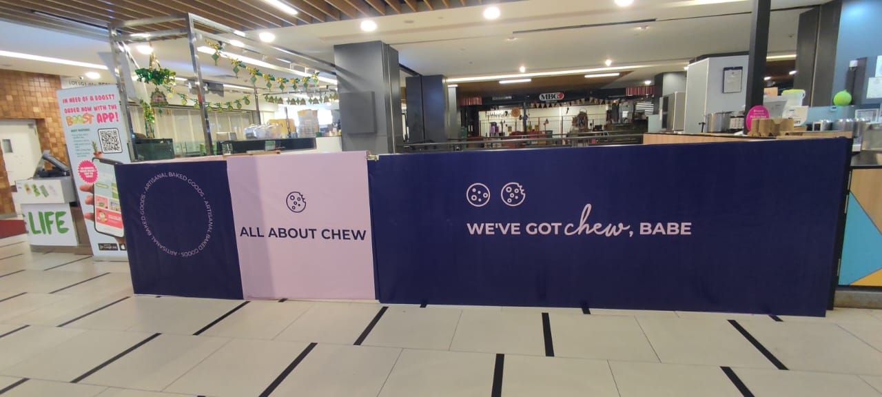 ARTISANAL BAKED GOODS INDOOR SHOPPING MALL HOARDING BOARD AT KB MALL ...