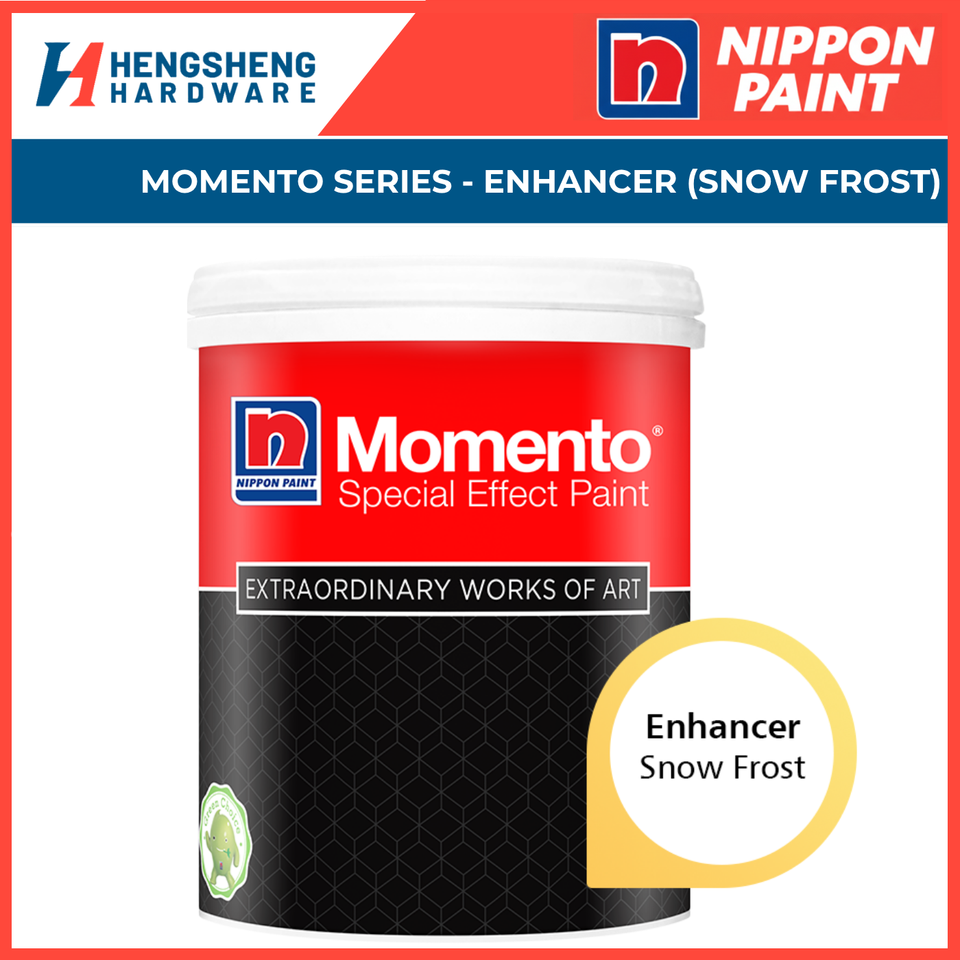 Nippon Paint Momento Textured Series - Enhancer (Snow Frost) Dengkil ...