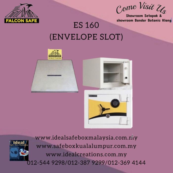 Falcon Euro Safe (ES160 C/w Envelope Slot On Top)_190kg Klang, Selangor ...