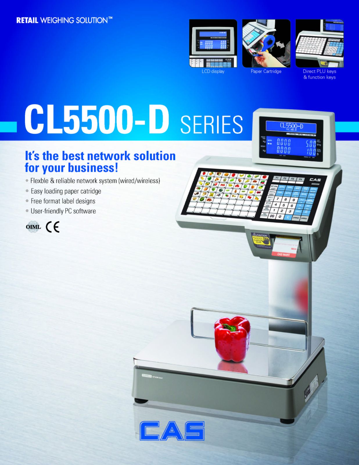 CAS CL5000-D Timbangan Label Malaysia | Skala Runcit Dan Harga Tepat ...