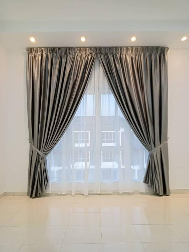Curtain Blackout & Blind Installation S-Fold Ripple Curtain Design ...