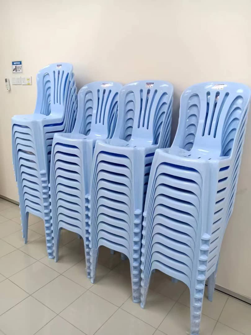 White Plastic Chair | Plastic Virgin Plastic Chair | Heavy Duty Plastic ...