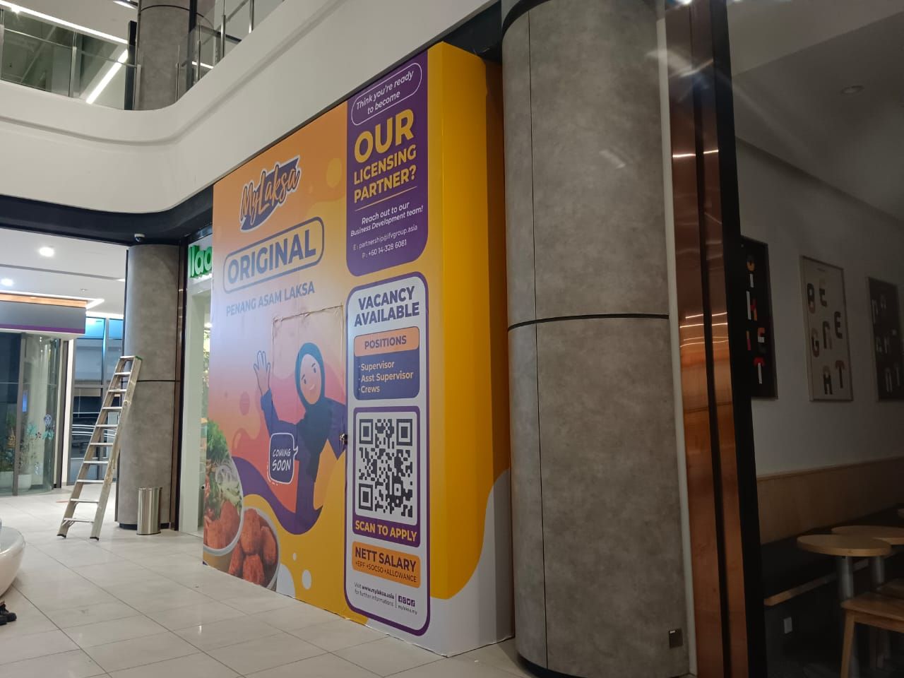 MYLAKSA INDOOR SHOPPING MALL HOARDING BOARD AT KEMAMAN TERENGGANU ...