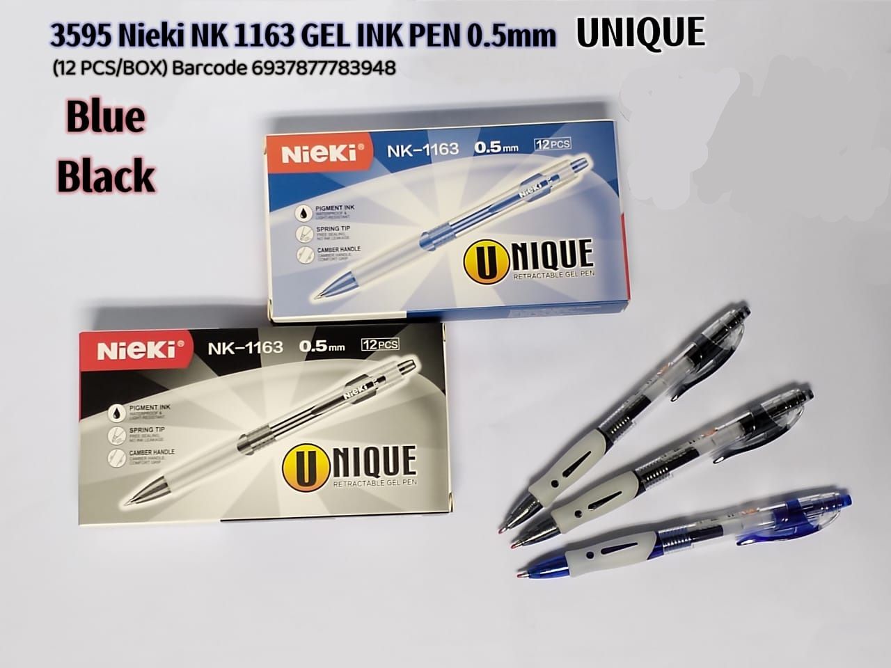 NIEKI NK1163 GEL INK PEN 0.5MM UNIQUE Kuching, Sarawak, Malaysia ...