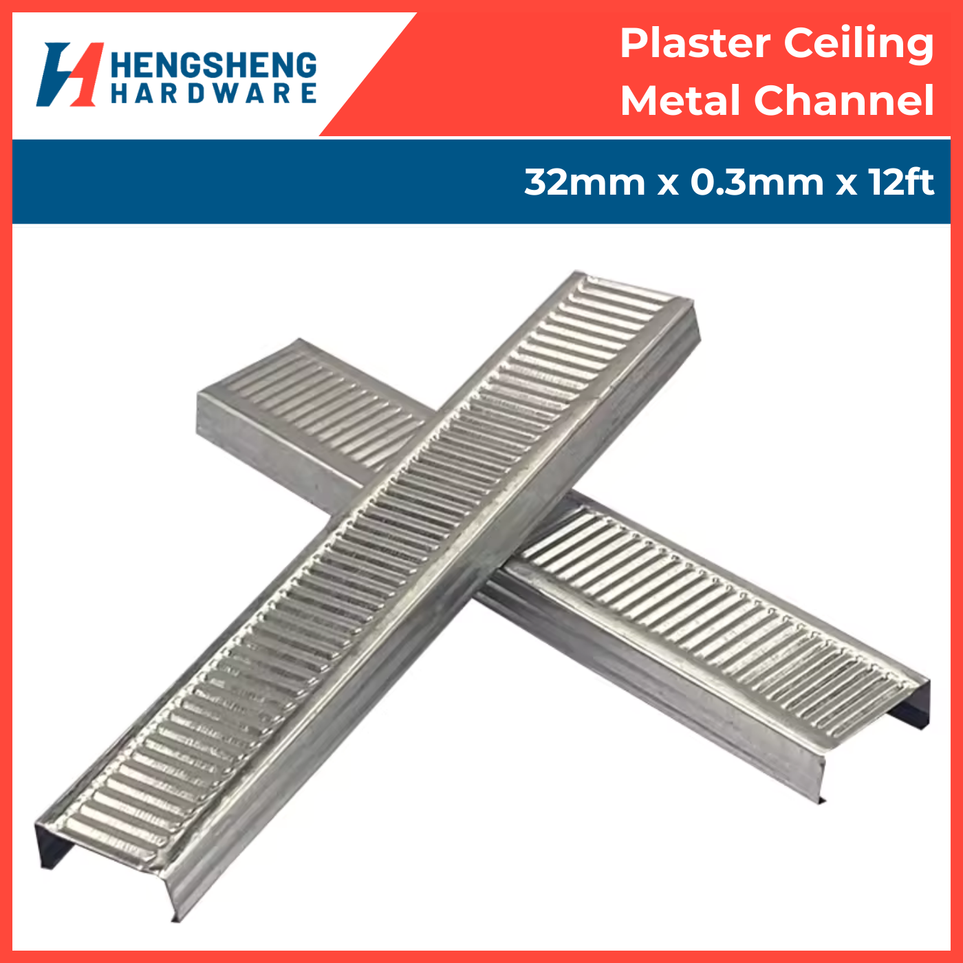 Plaster Ceiling | Metal Furring MC 8' Size:- Length 2400mm | Plaster ...